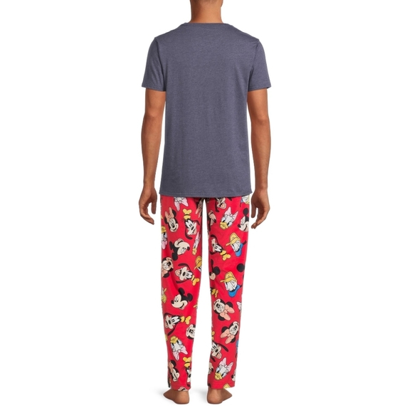 Disney | Pants | Nwt Mens Mickey Mouse Pajama Set | Poshmark